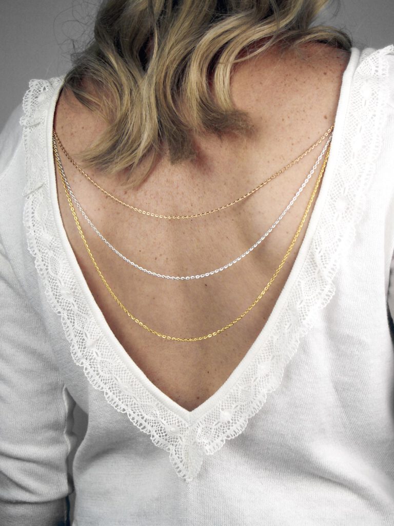 #tricolor backlace metal 3 reihig/row – forever & eva